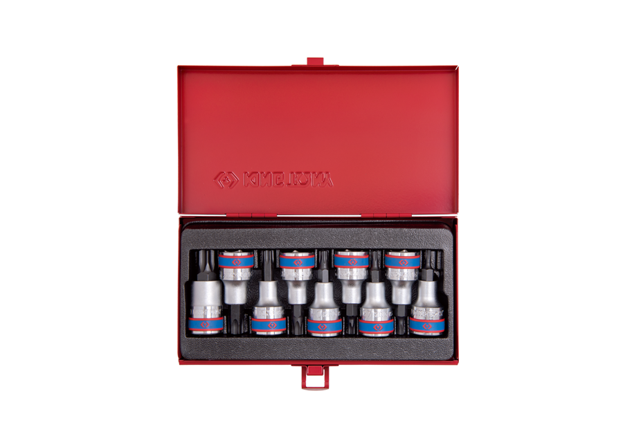 SOCKET SET 9PC 1/2" TORX SET T20-T60 60MM - Ace Hardware Zimbabwe