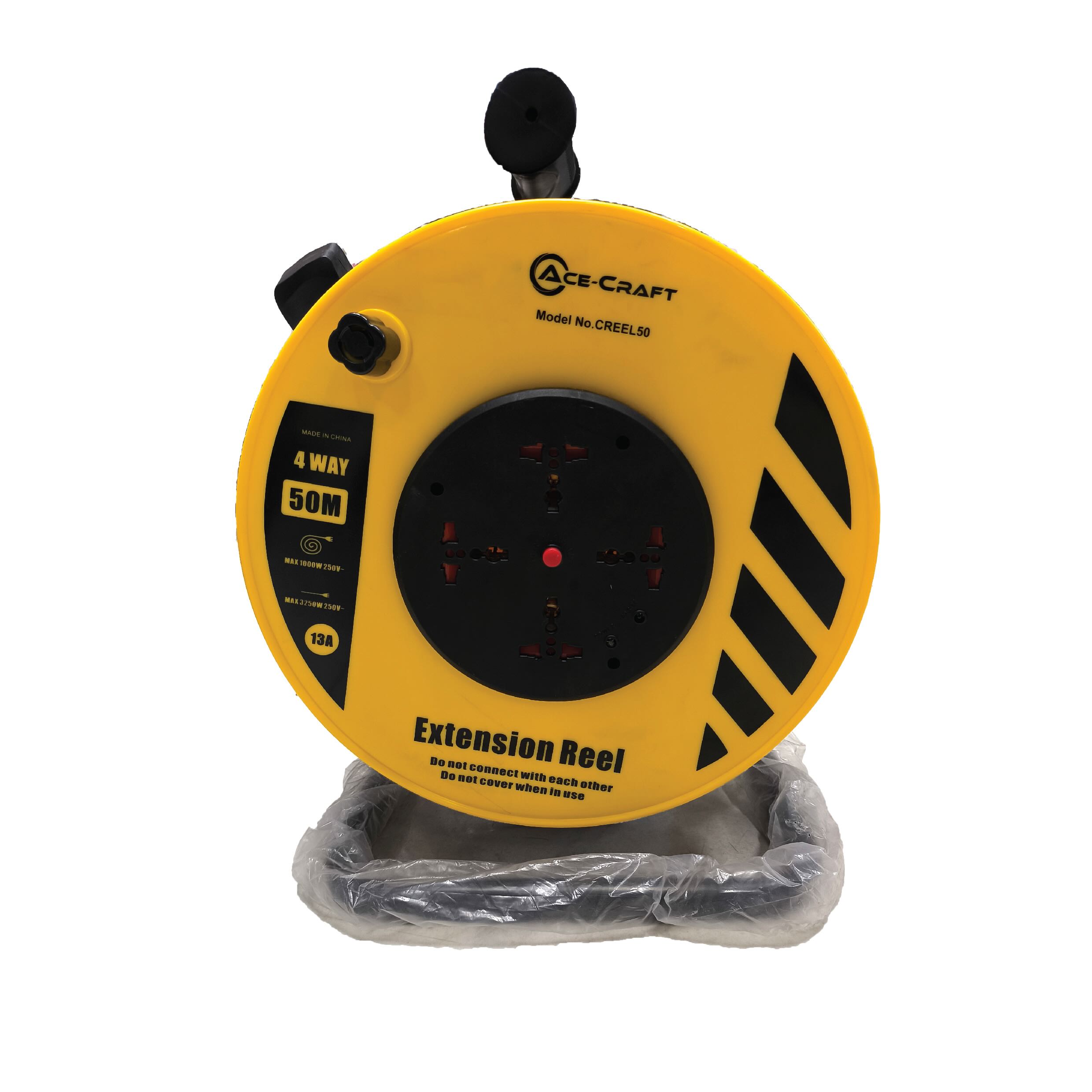 50m Cable Reel Extension - 4 Way - Ace Hardware Zimbabwe